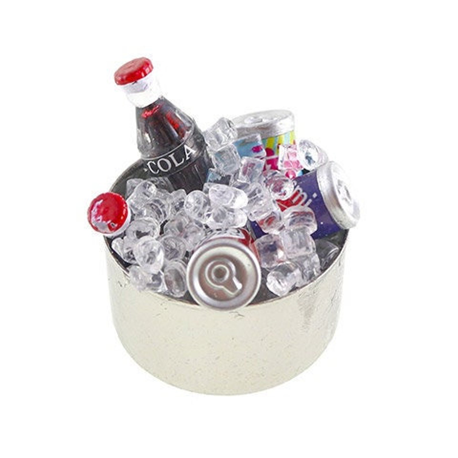 Miniature Soda in Ice Bucket - Etsy