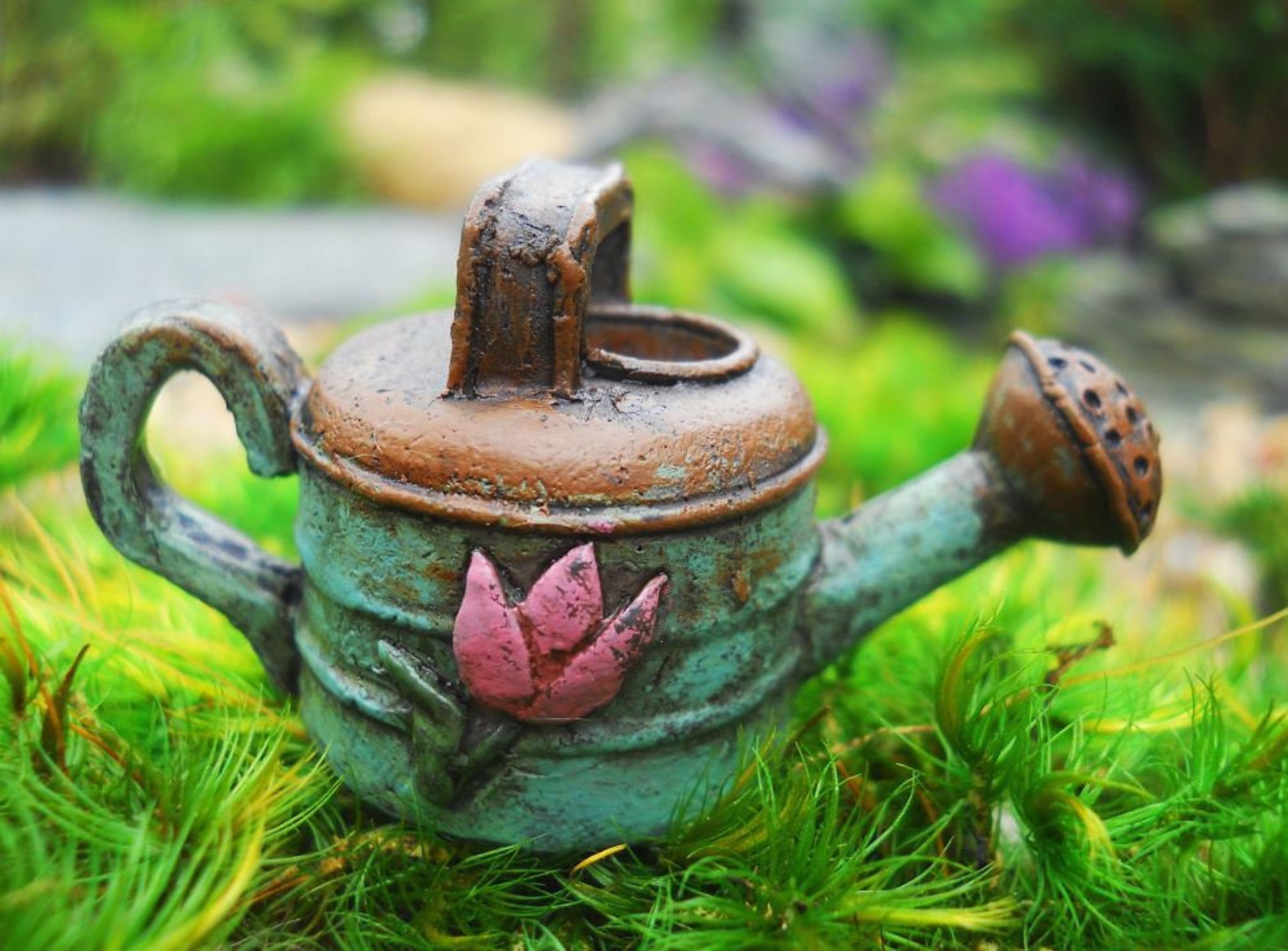 Miniature Resin Watering Can Fairy Garden Watering Can - Etsy