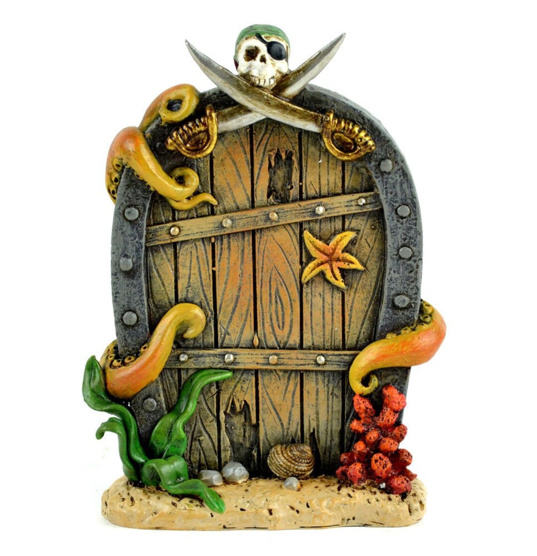 5 Tall Pirate Door With Tentacles, Beach Door, Nautical Door, Beach ...