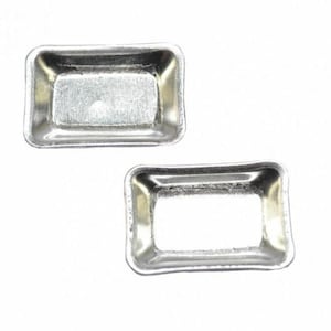 Set of 2 Dollhouse Miniature Silver Trays - Etsy