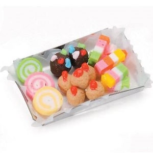 Miniature Candy Tray, Assorted Dollhouse Candy, Fairy Sweets, Gnome ...
