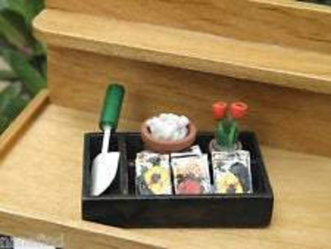Miniature Seed Set Miniature Gardening Starter Set Dollhouse - Etsy