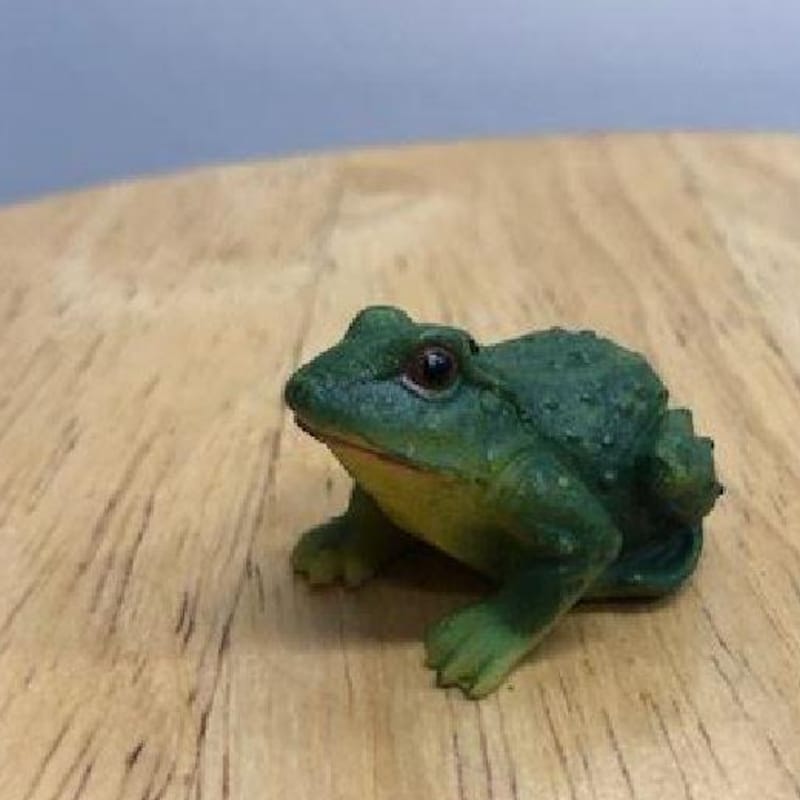 Miniature Brown Frog - Etsy