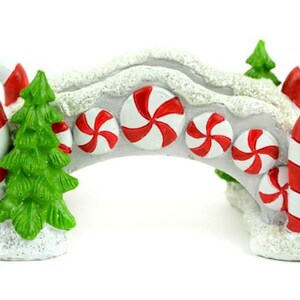 Christmas Bridge Candy Cane Bridge With Glitter Red and - Etsy Australia