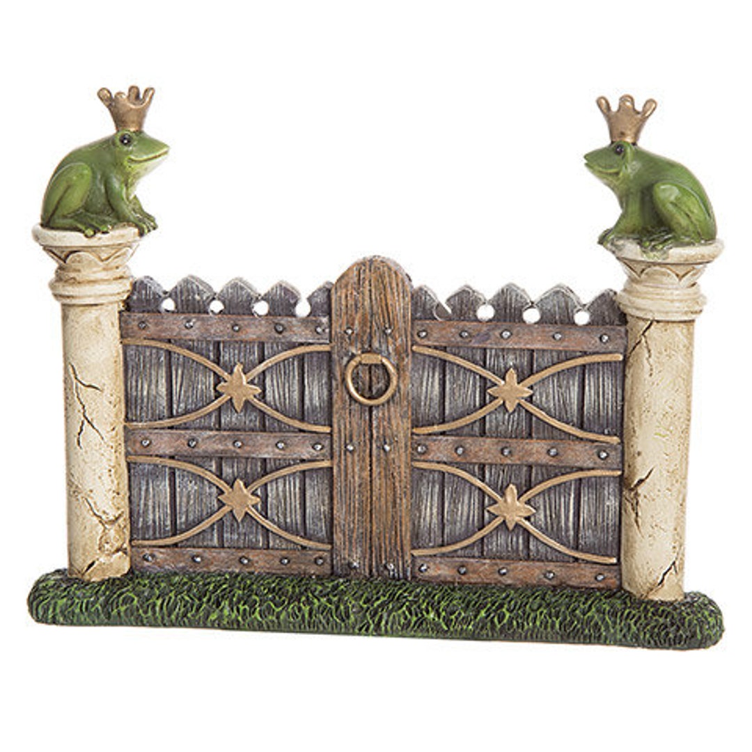 Whimsical Frog Prince Gate, Fairy Tale Door, Fantasy World Entry, Fairy ...