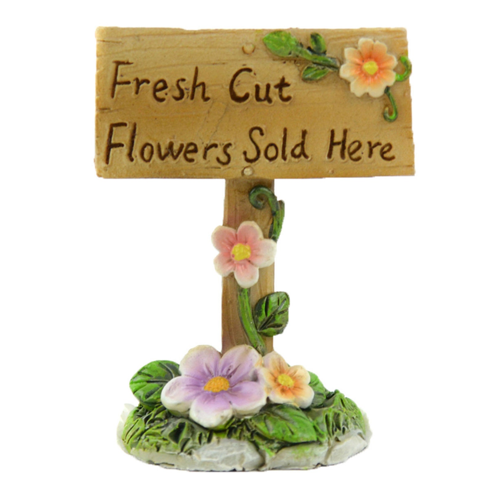 Fresh Cut Flowers Sold Here' Sign Fairy Garden Sign - Etsy