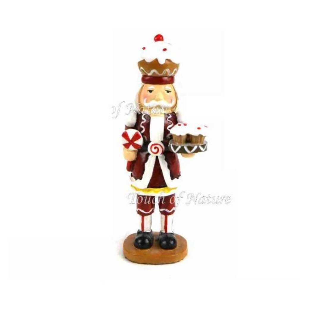Miniature Holiday Nutcracker, Fairy Garden Christmas Nutcracker Holding ...