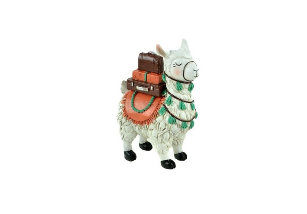Standing Suitcase Llama,desert Llama,gift for Llama Collector - Etsy