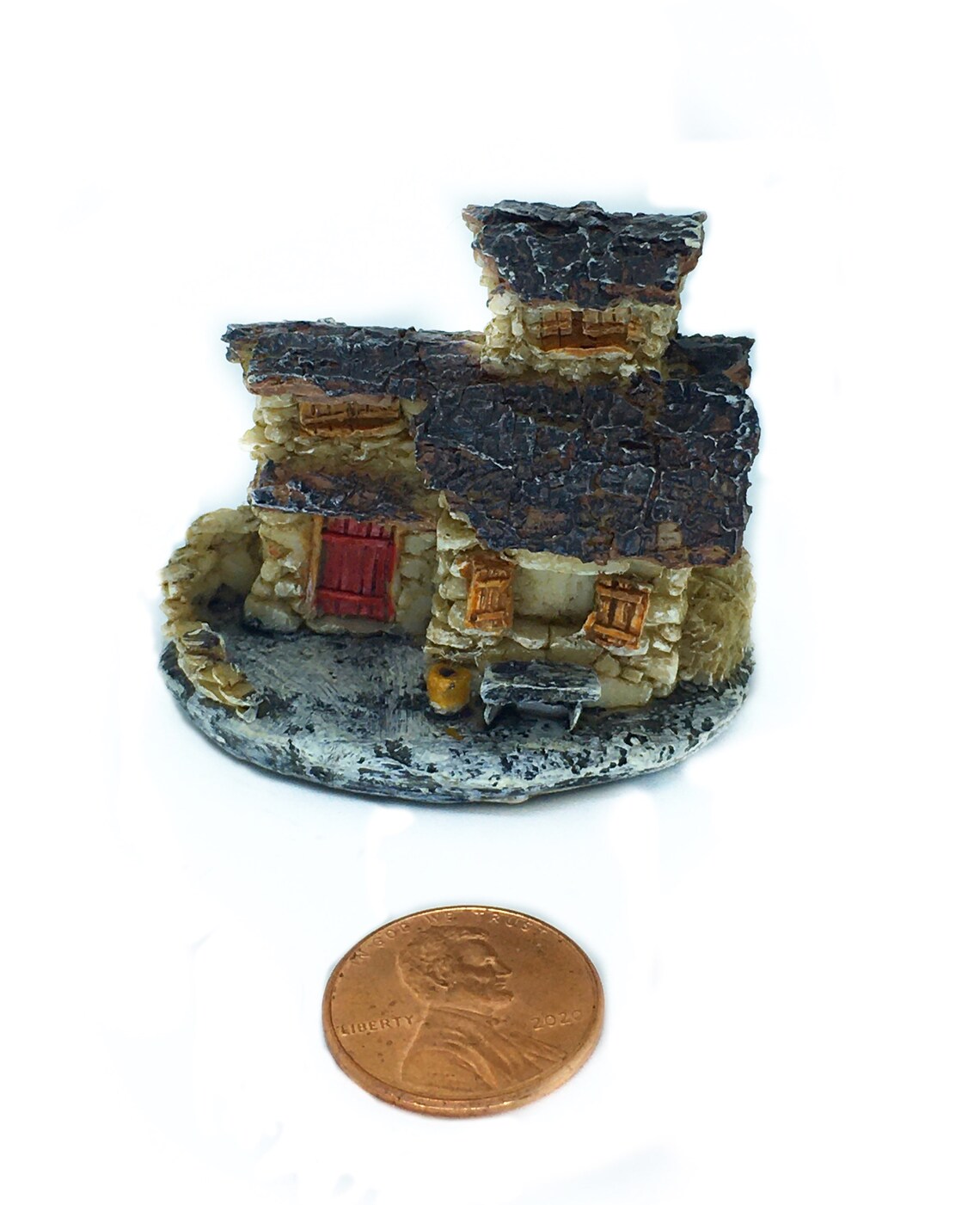 Micro-mini Ranch Troll House 1.6 Miniature Stone House - Etsy
