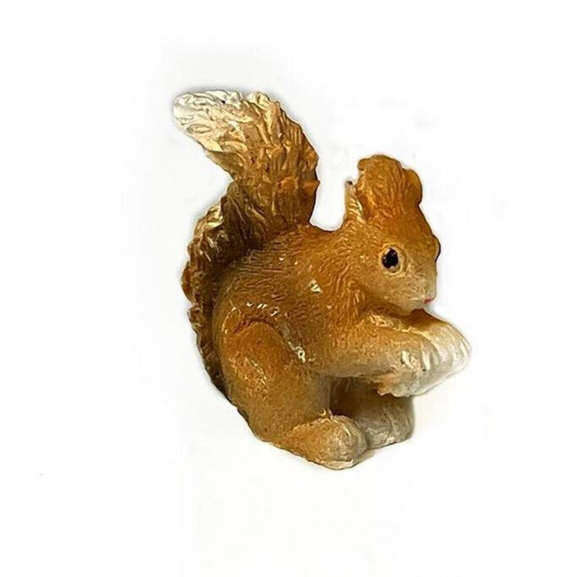 Micro Miniature Squirrel Figurine, 'nutella' - Etsy
