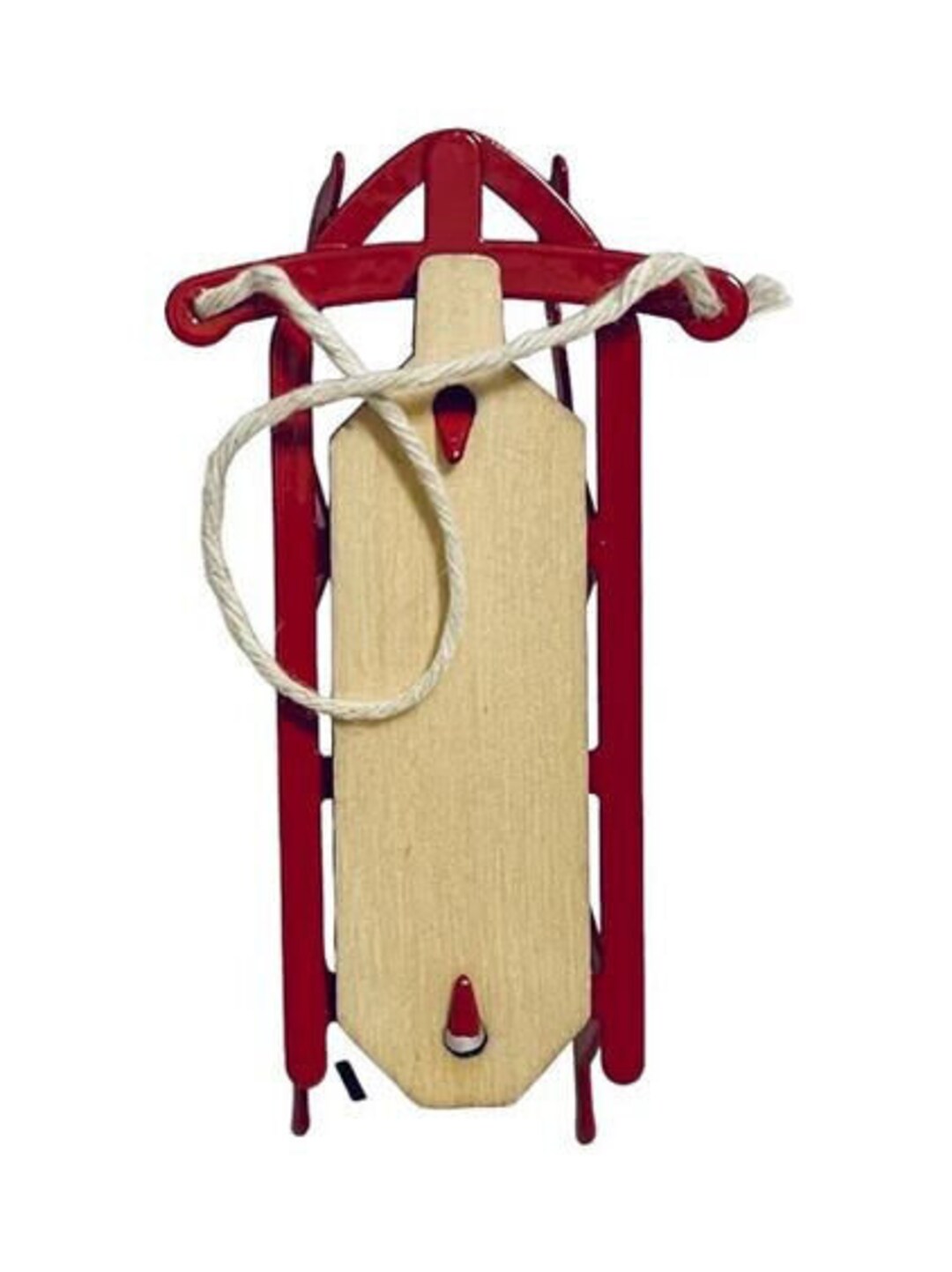 Miniature Red Sled, Toy Sled Miniature, Winter Fairy Garden - Etsy