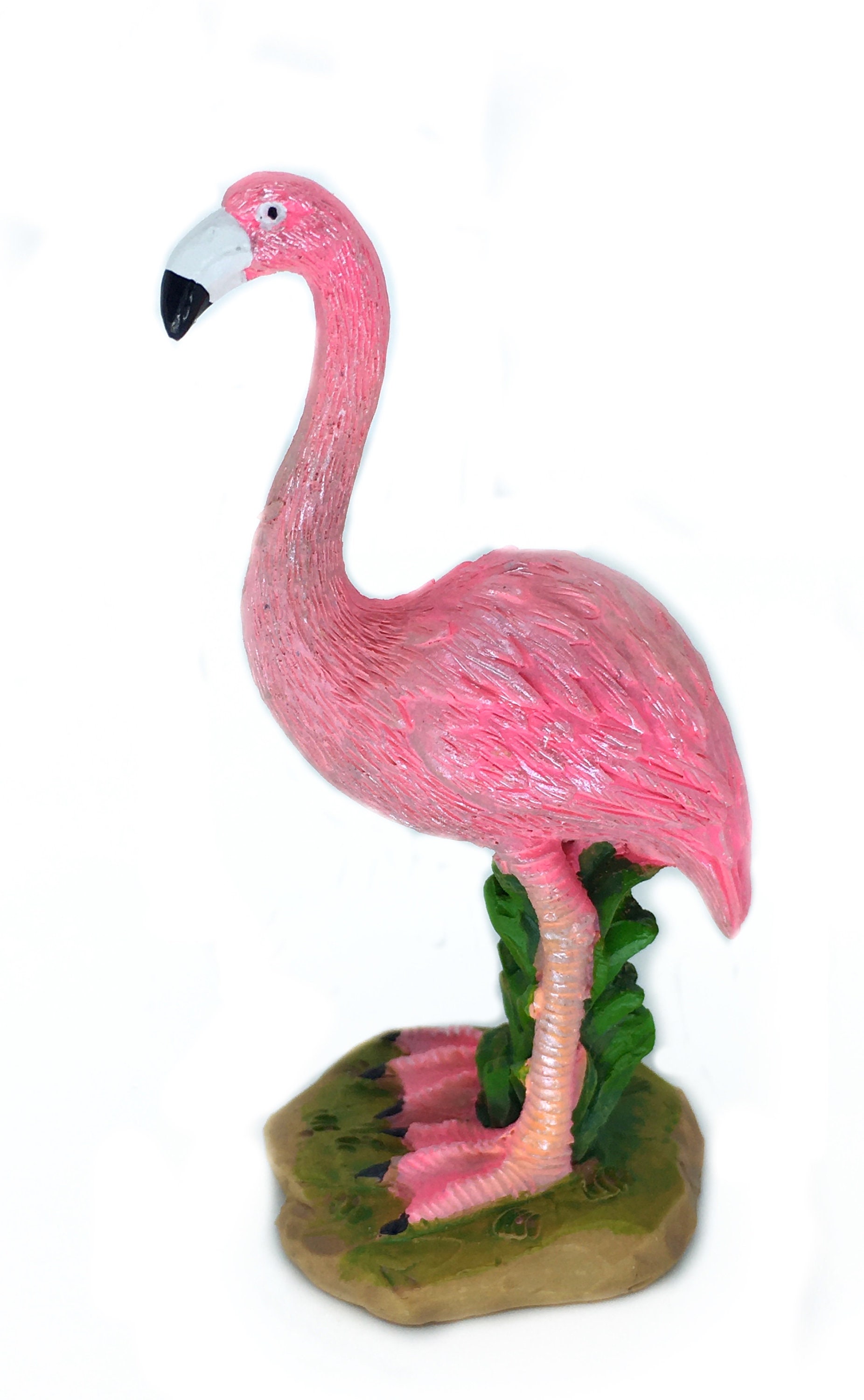 Miniature Flamingo Figurine South American Animal 3.5 Exotic Water Bird ...