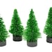 Miniature Glittery Pine Trees, Evergreen Trees, Fairy Garden Christmas ...