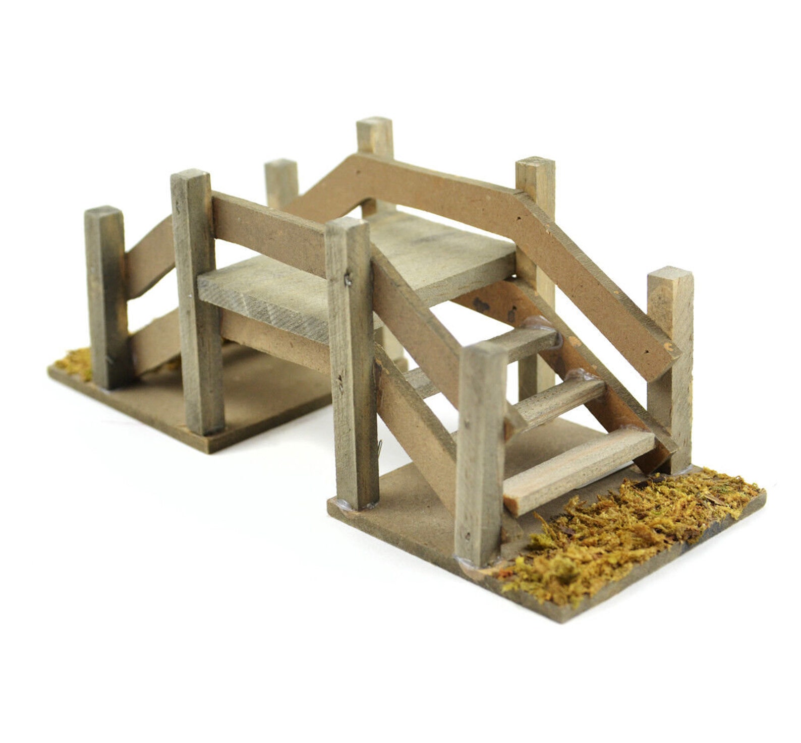 Garden Step Bridge. Wooden Bridge Bridge With Steps Walking - Etsy