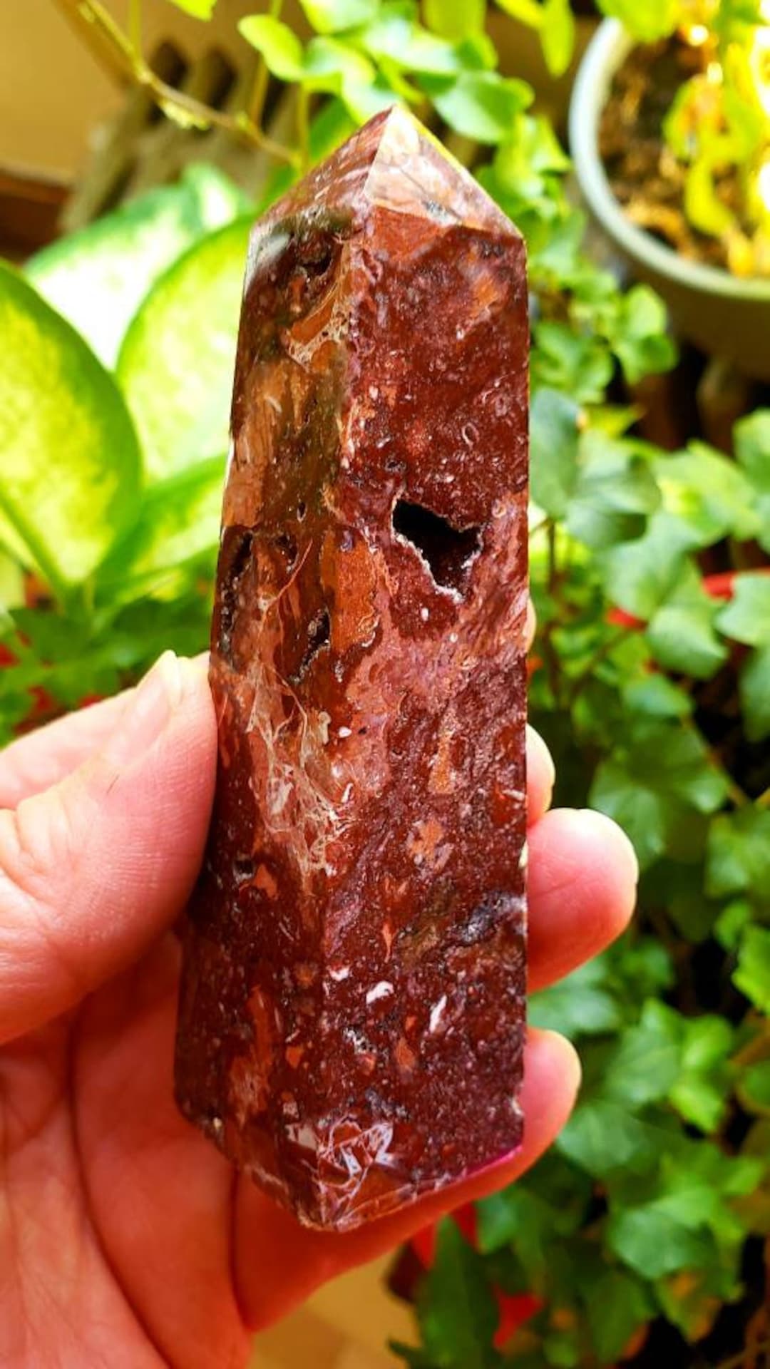 Red Ocean Jasper Tower - Etsy