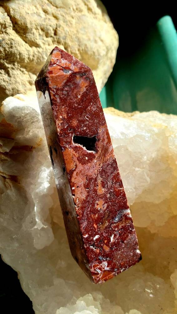 Red Ocean Jasper Tower - Etsy