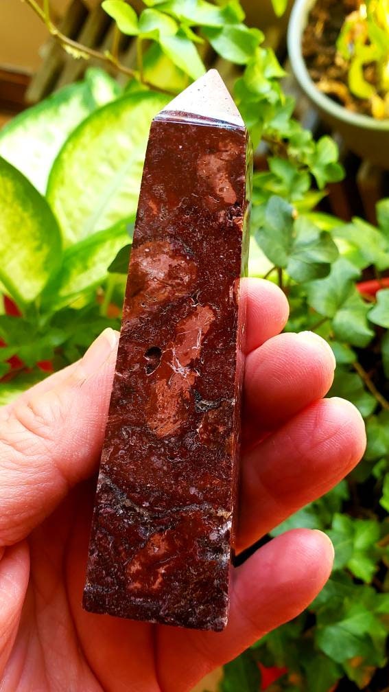 Red Ocean Jasper Tower - Etsy