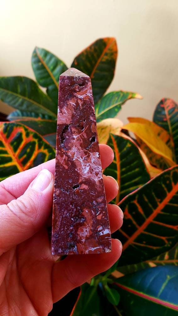 Red Ocean Jasper Tower - Etsy