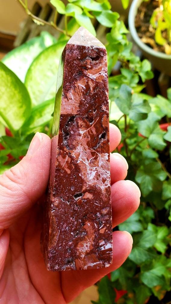 Red Ocean Jasper Tower - Etsy