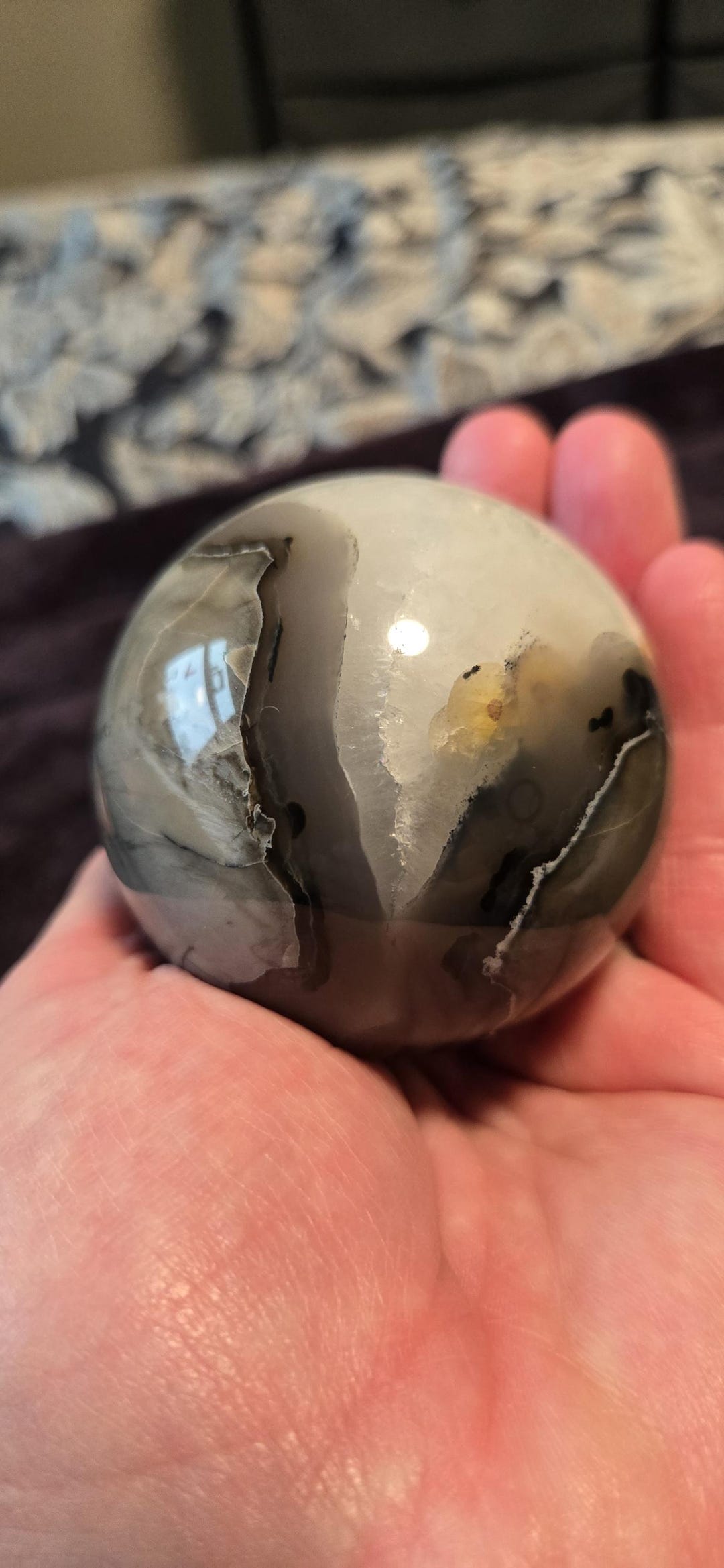 Volcano Agate Sphere - Etsy