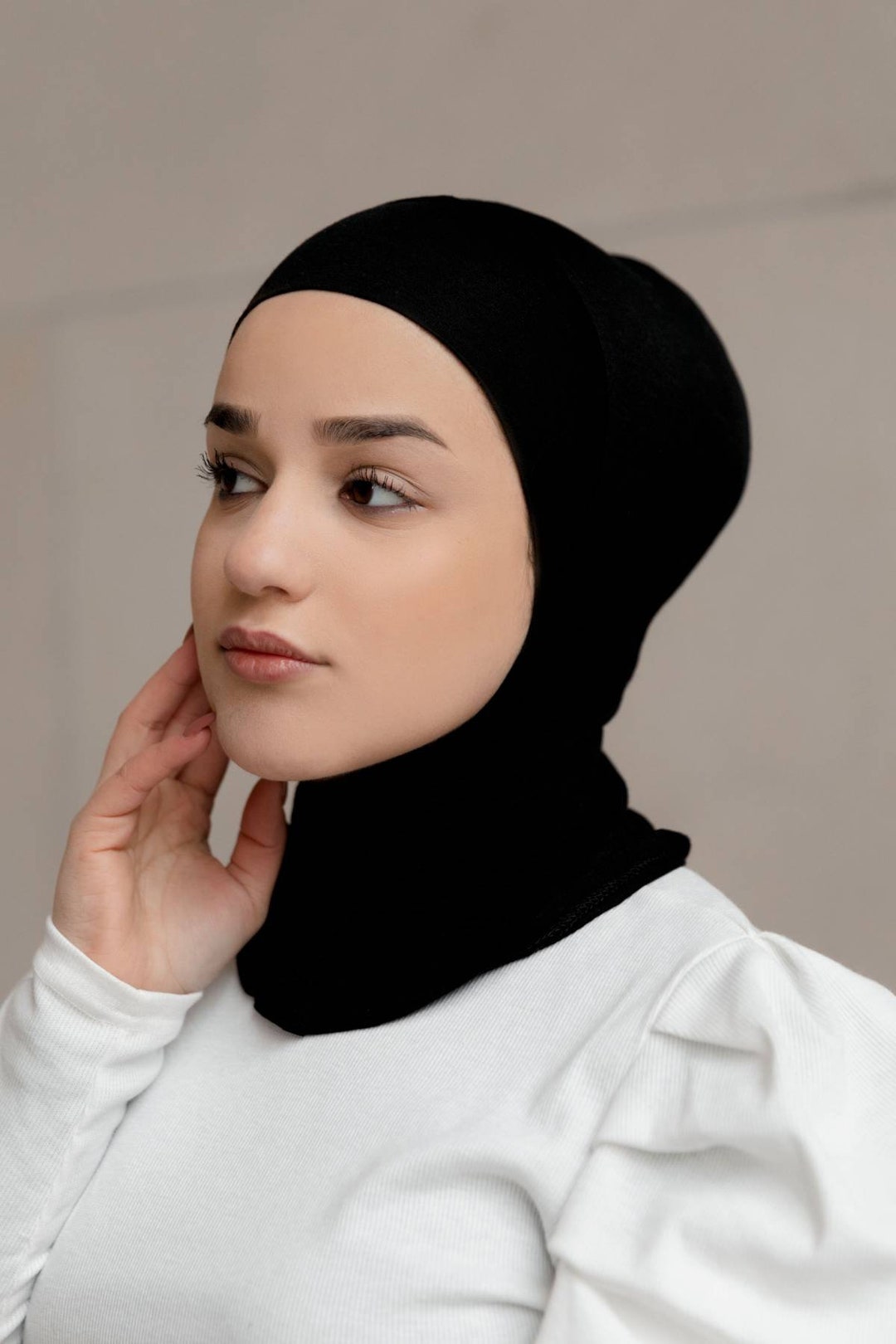 Ninja Under Hijab Cap Bonnet Black - Etsy