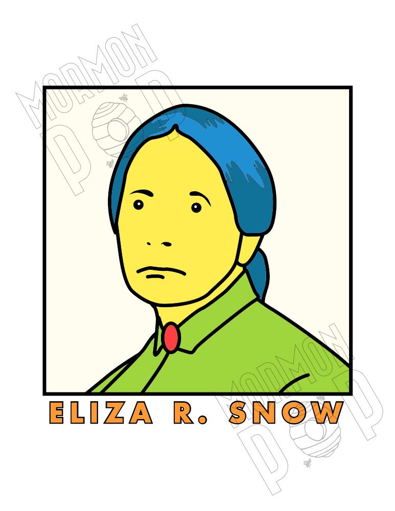 Coloring Page Eliza R. Snow Instant PDF Digital Download - Etsy
