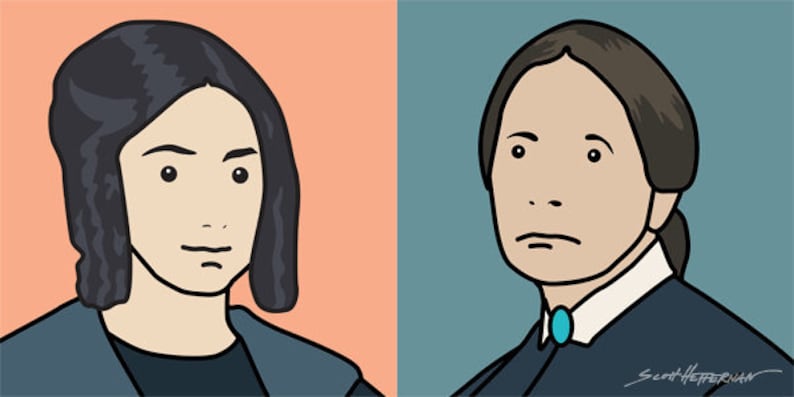 Emma Smith Giclée Art Print Illustrated Mormon LDS Julian Opie - Etsy