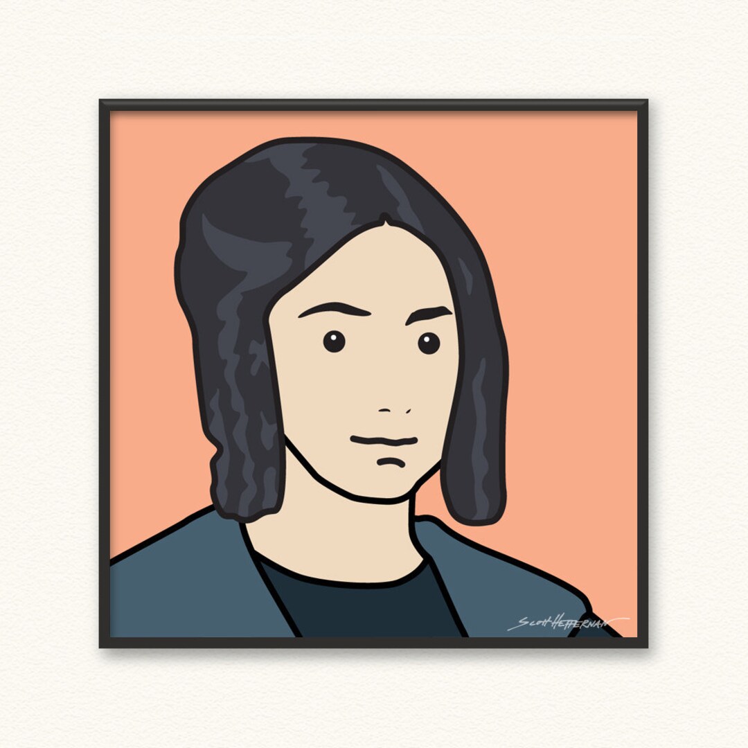 Emma Smith Giclée Art Print Illustrated Mormon LDS Julian Opie - Etsy