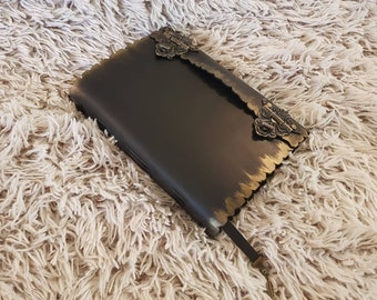 Antique Leather Softbook Spellbook Handmade. Paperback | Etsy