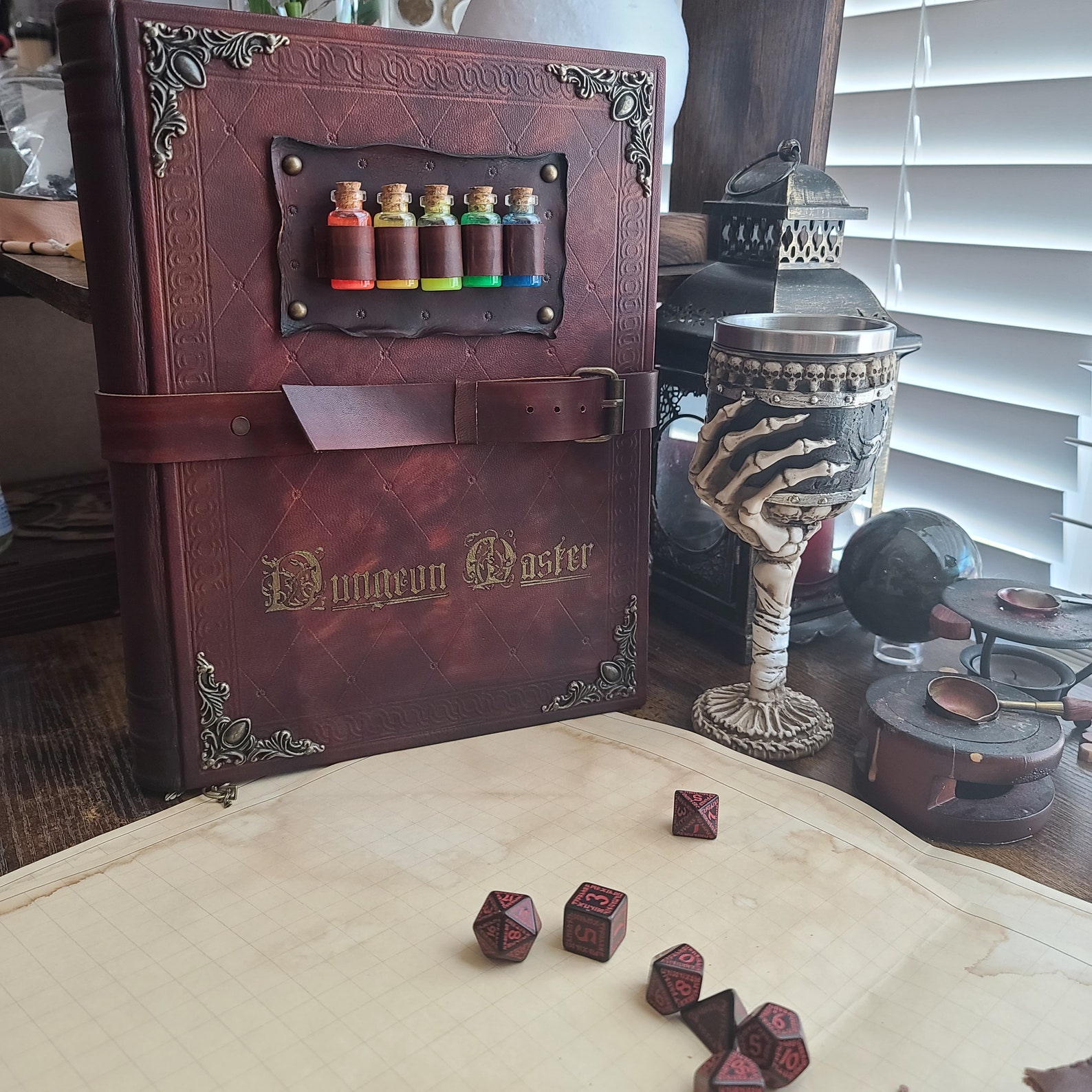 Dungeon Master Blank Leather Journal. Dungeon and Dragons - Etsy