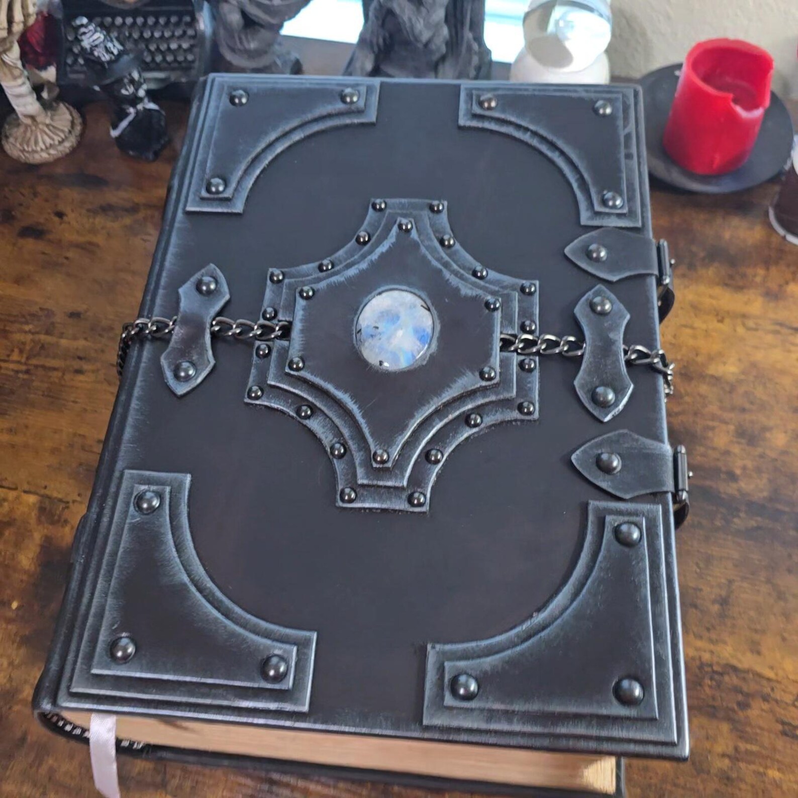 The Soul of Darkness. Unique Handmade Medieval Blank Leather Journal. 9 ...