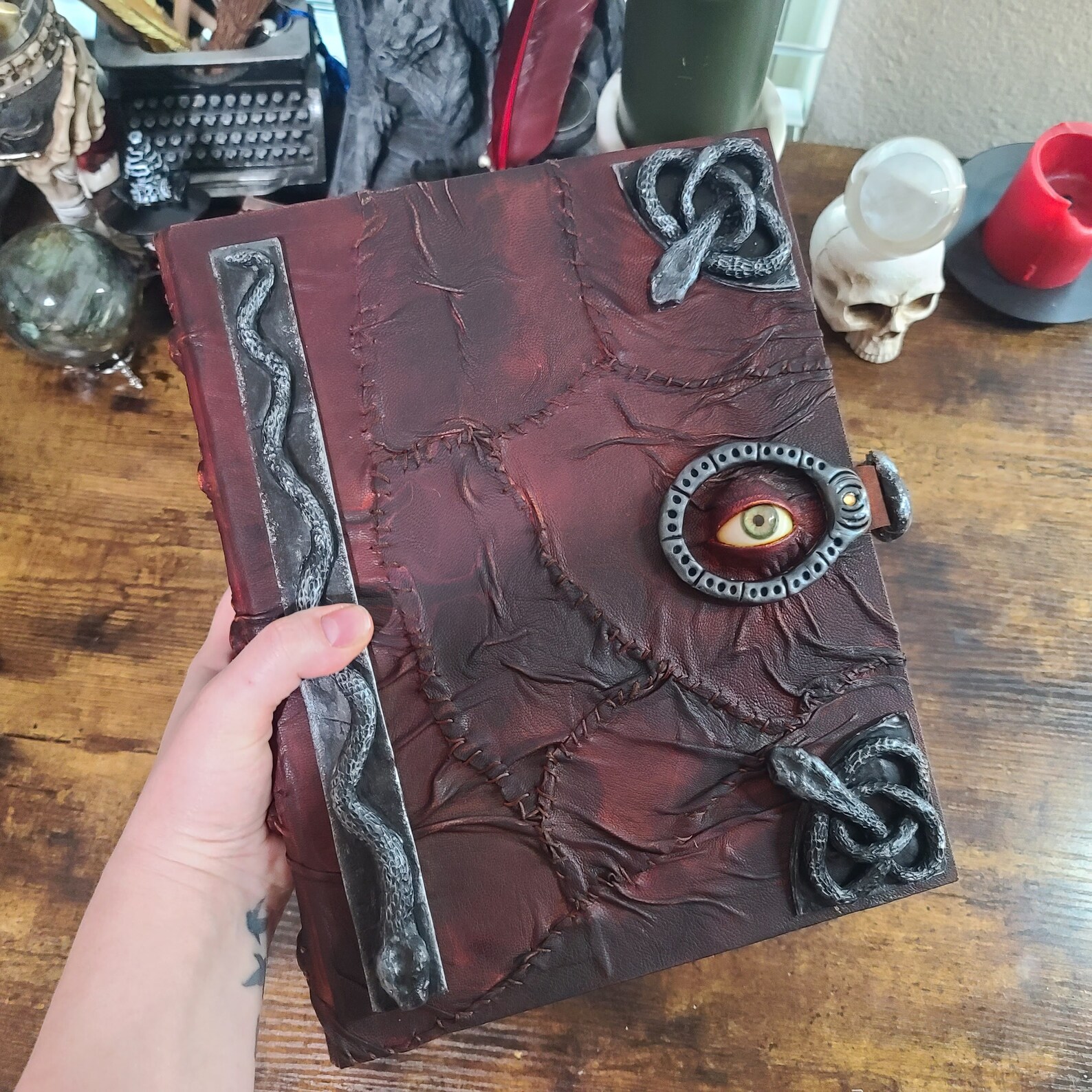 Hocus Pocus Replica. Handmade Post Bound Journal (screw Binder) - Etsy