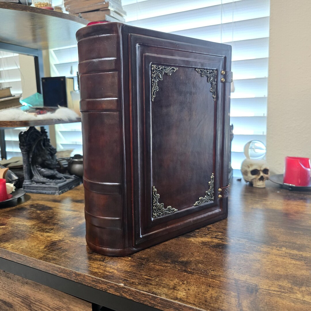 Large Blank Medieval Leather Journal. 9"×12". in Stock - Etsy