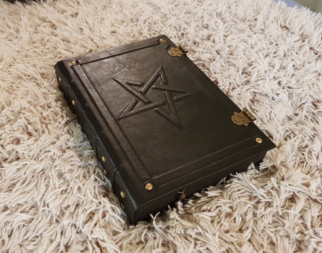 Classic Big Spell Book Grimoire Book of Shadows Pentagram - Etsy