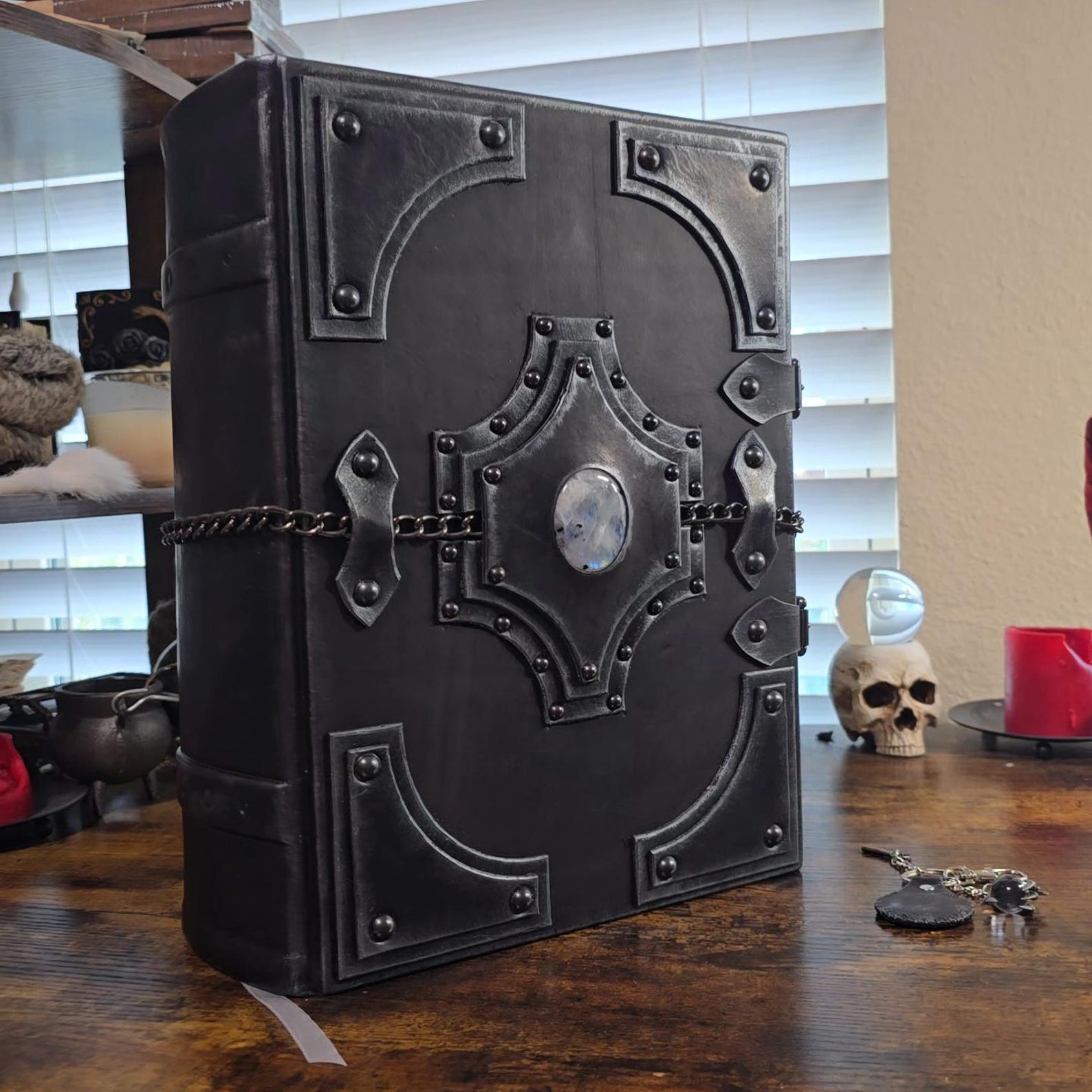 The Soul of Darkness. Unique Handmade Medieval Blank Leather Journal. 9 ...