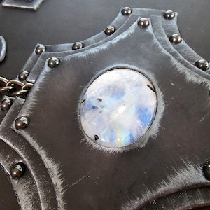 The Soul of Darkness. Unique Handmade Medieval Blank Leather Journal. 9 ...