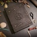 Medieval Spellbook Grimoire Pentagram Leather Handmade Book - Etsy
