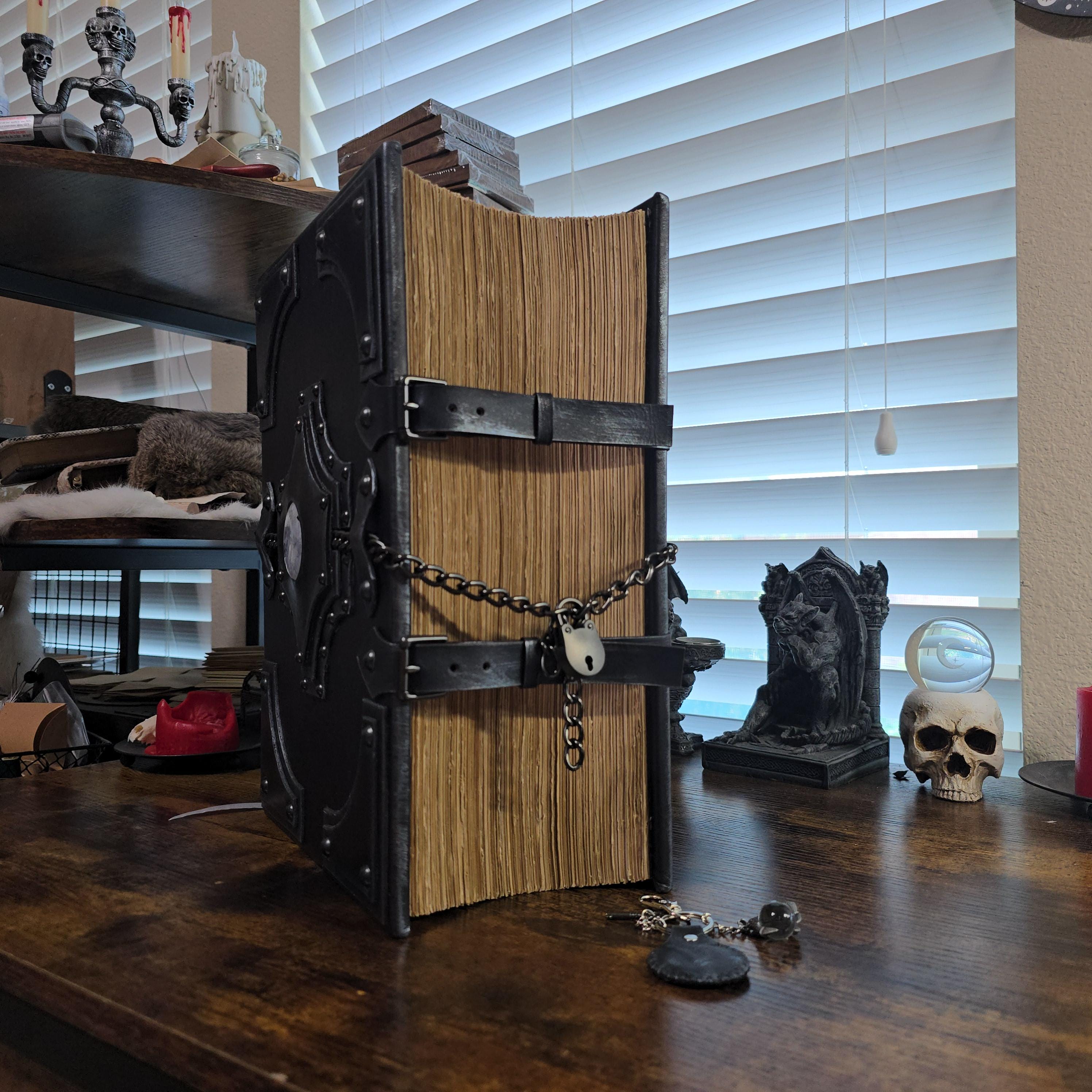 The Soul of Darkness. Unique Handmade Medieval Blank Leather Journal. 9 ...