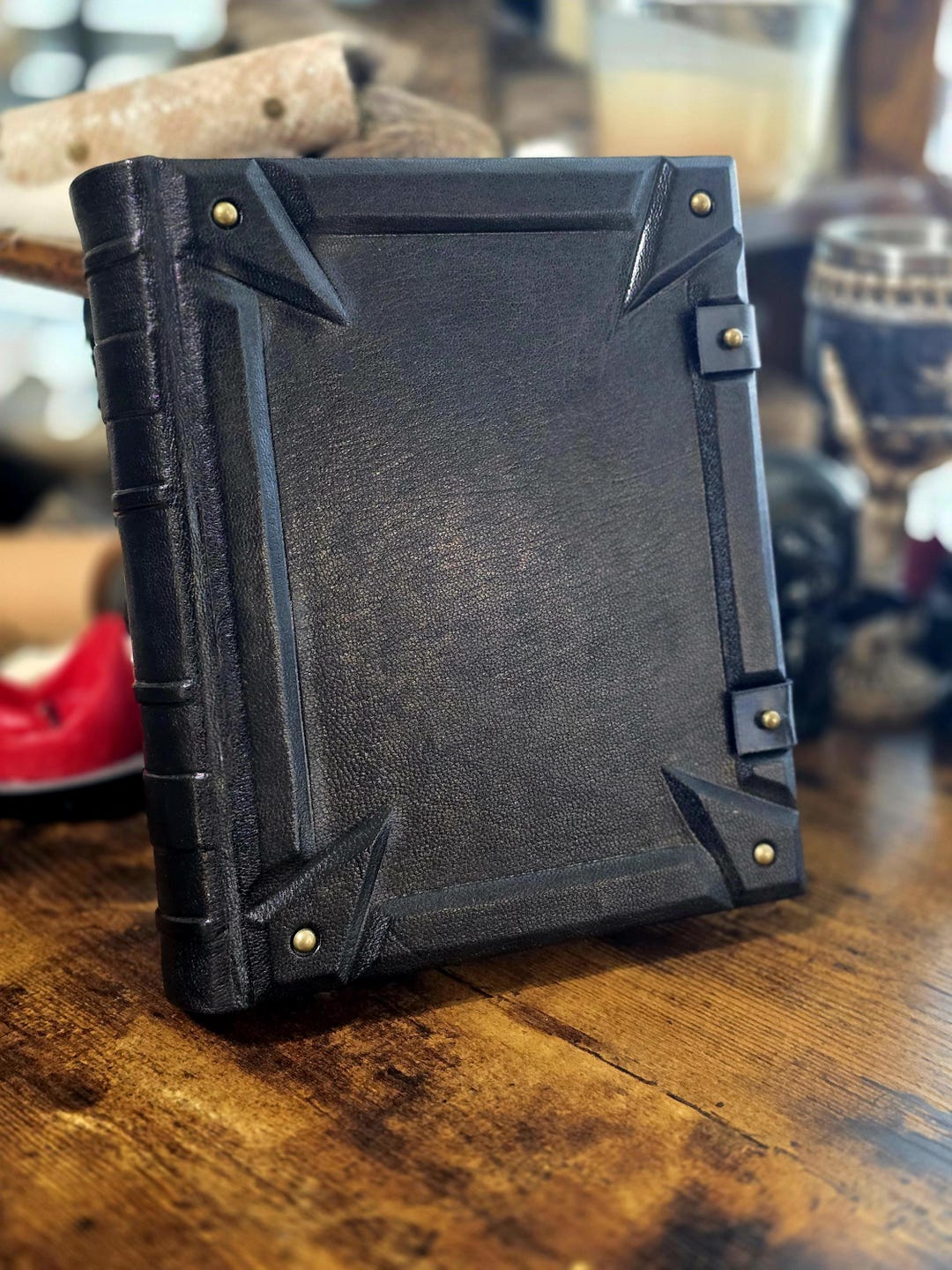 Dark Book. Blank Book of Shadows. Grimoire. Diary. 7"×8.5". in Stock - Etsy