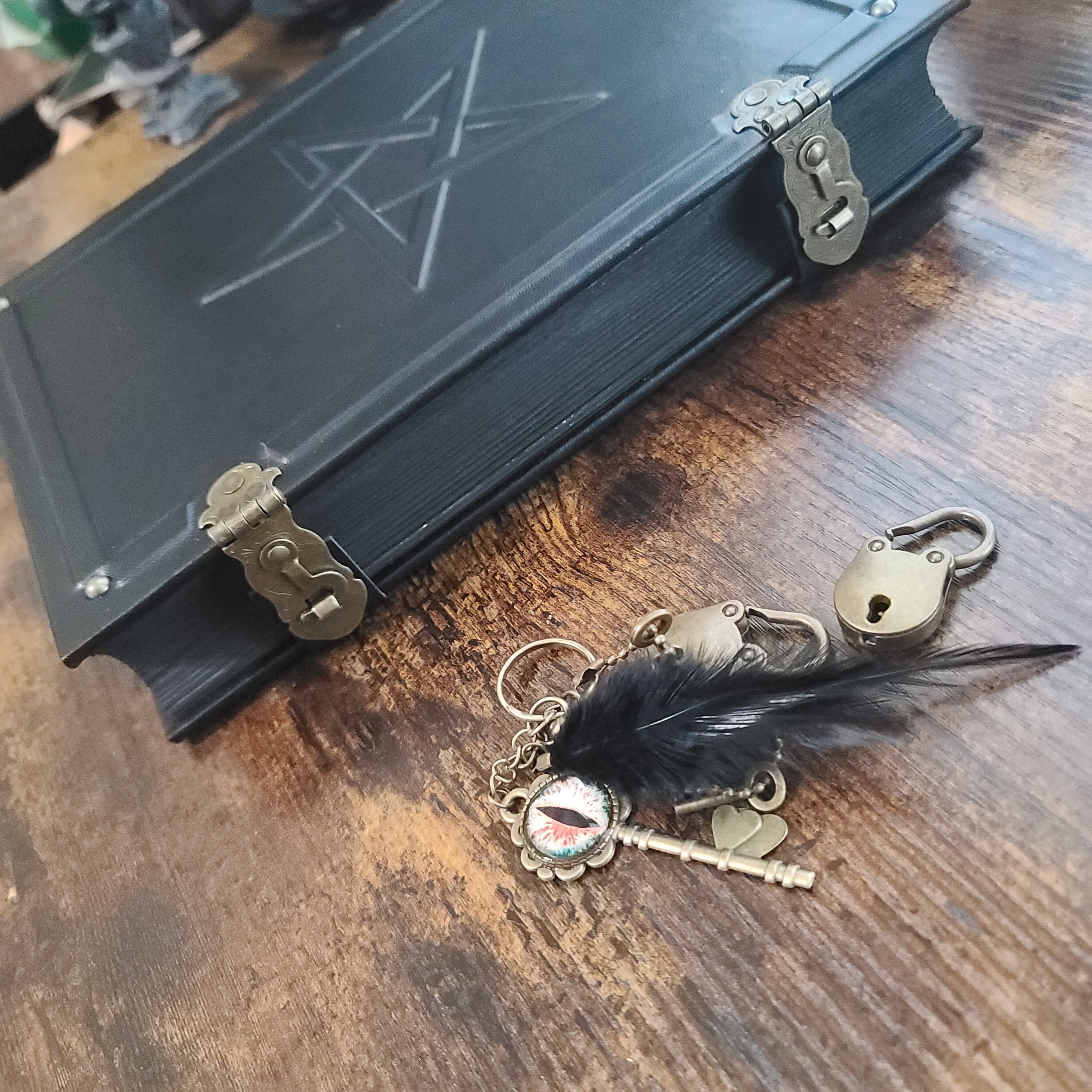 Classic Big Spell Book Grimoire Book of Shadows Pentagram - Etsy