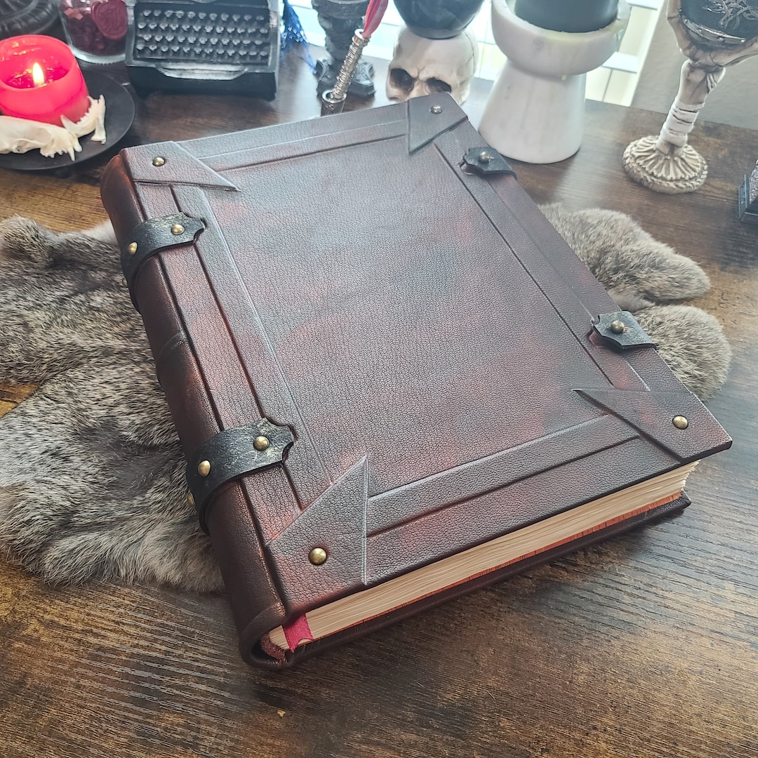 Handmade Blank Leather Journal, Medieval Style. - Etsy