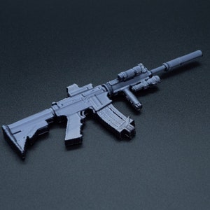 3D Printed Mini M4 Rifle | 3d Printed Miniature M4 Carbine Replica - Etsy