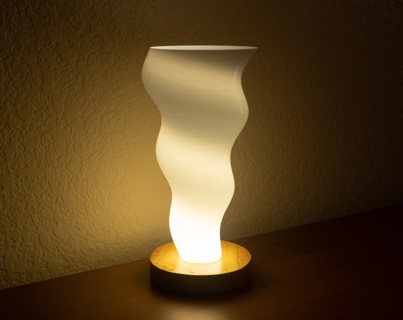 Cyclone Modern Desk Lamp or Small Table Lamp | Etsy