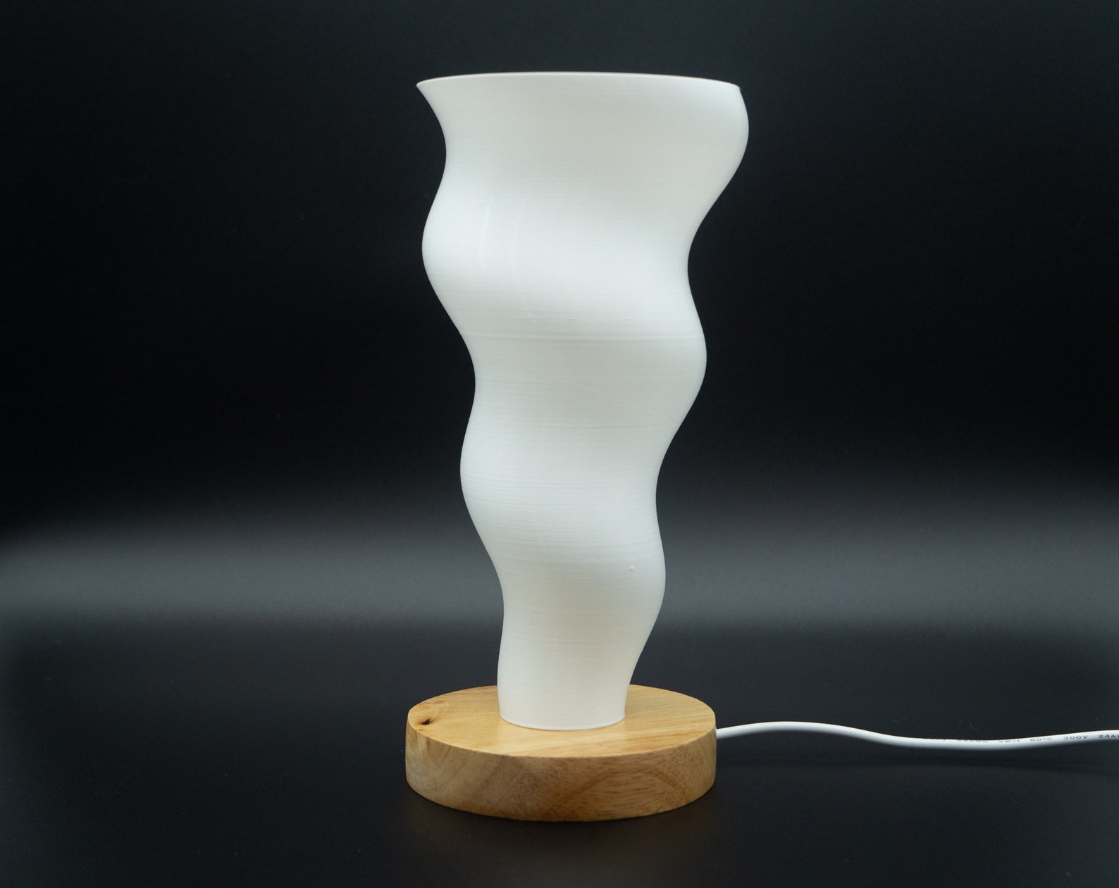 Cyclone Modern Desk Lamp or Small Table Lamp | Etsy