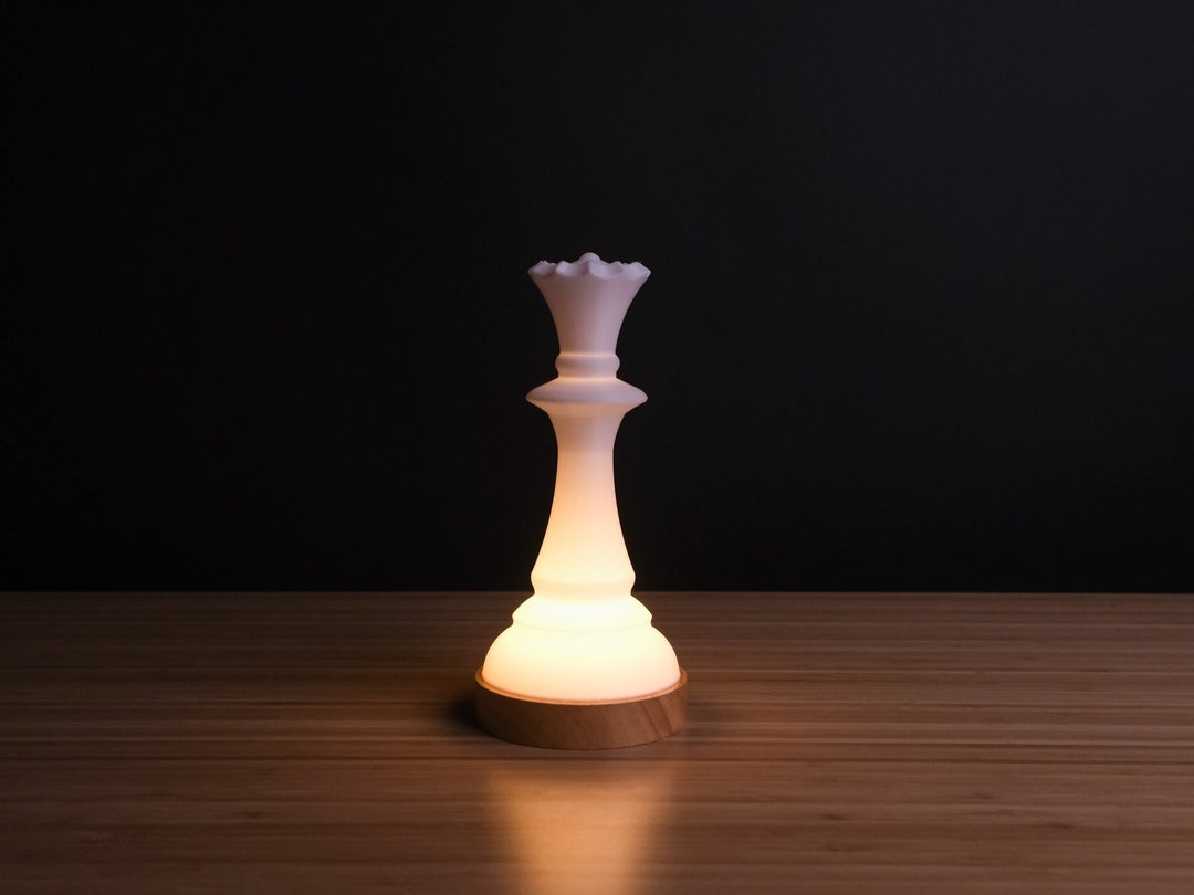 Chess Queen Lamp Unique Home Decor and Abstract Lighting - Etsy