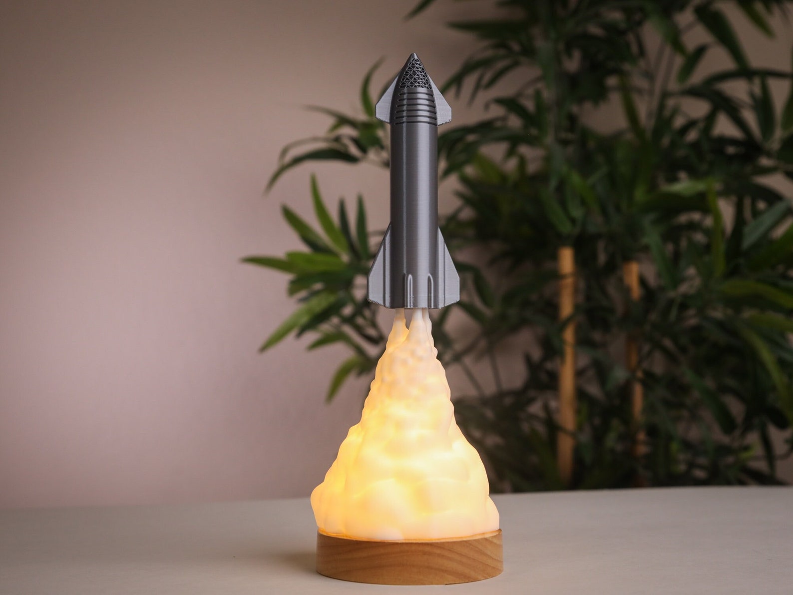 Starship Futuristic Launch Lamp - Etsy