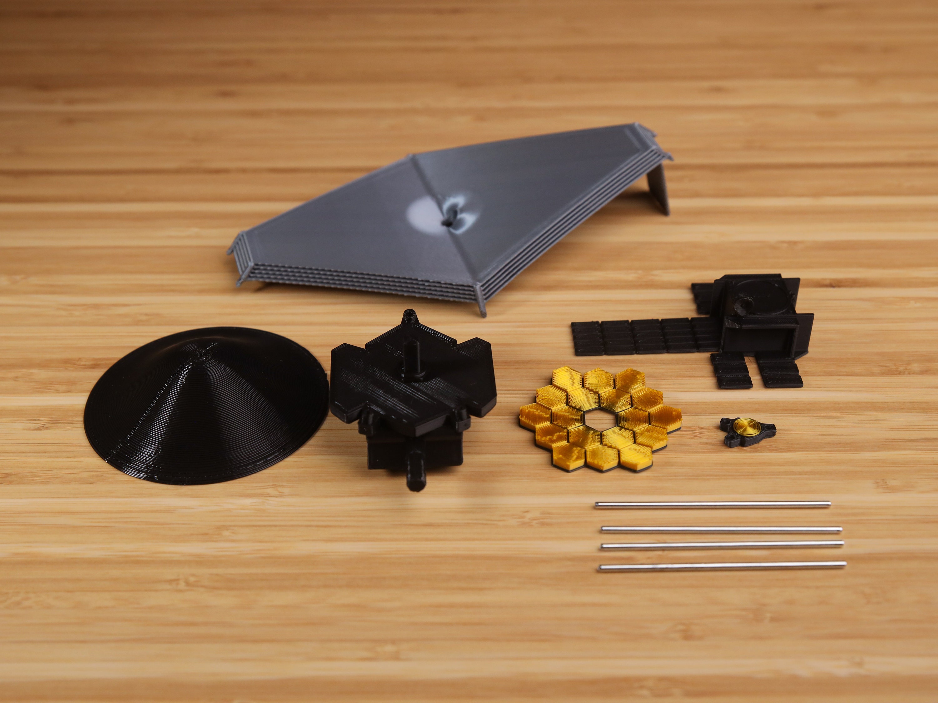 3D Printed James Webb Space Telescope Model Kit - Etsy