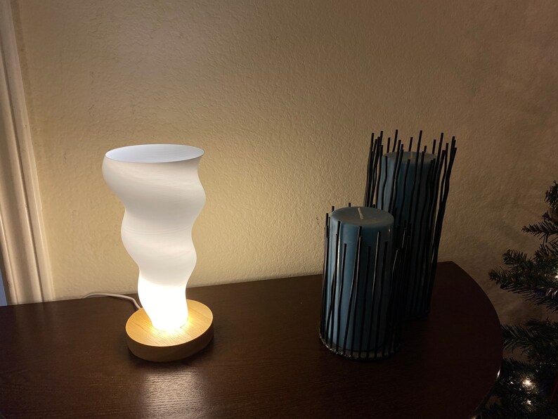 Cyclone Modern Desk Lamp or Small Table Lamp | Etsy