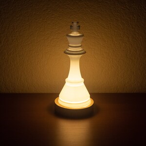 Chess King Lamp | Unique Home Decor and Abstract Lighting - Etsy