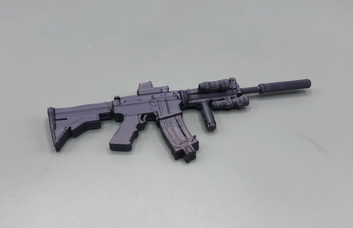 3D Printed Mini M4 Rifle | 3d Printed Miniature M4 Carbine Replica - Etsy